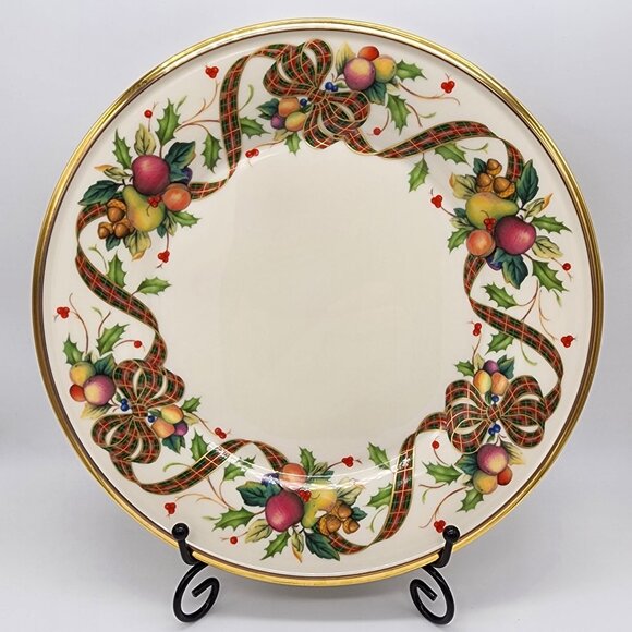 Lenox | Dining | Lenox Holiday Tartan Luncheon Plate Perfect Condition ...